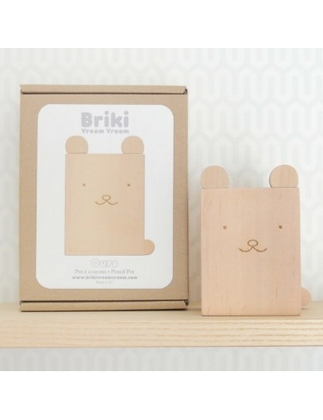 briki vroom vroom bear pencil pot