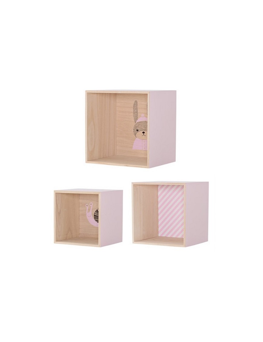 BLOOMINGVILLE étagères cubes roses - Achat/Vente étagères et rangements ...