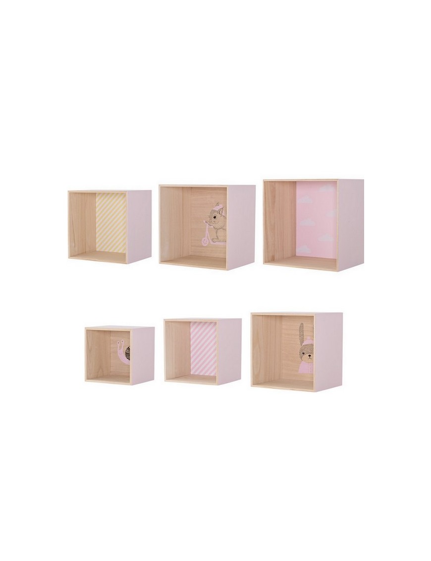 BLOOMINGVILLE étagères cubes roses - Achat/Vente étagères et rangements ...