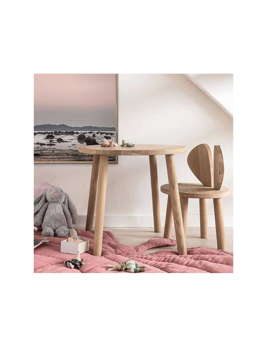 Mouse table oak Nofred