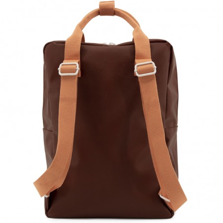 Sticky Lemon - backpack large "gingham", cherry red + sunny blue ...